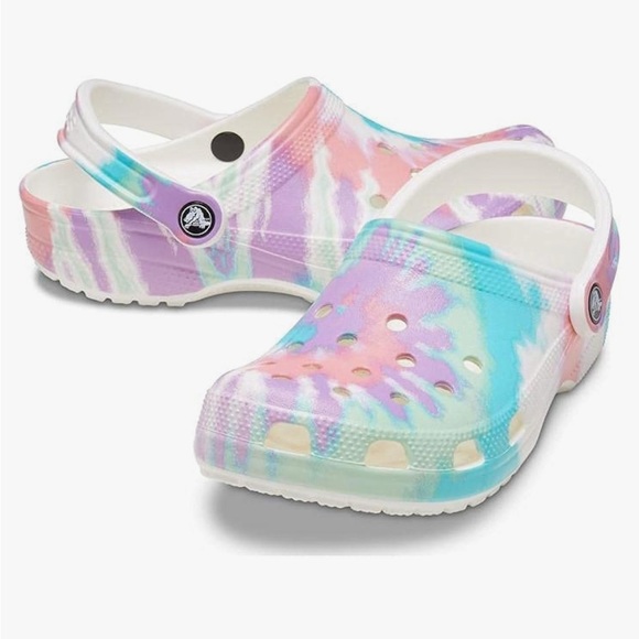 CROCS | Shoes | Crocs Classic Solar Rainbow Clog W2 M1 | Poshmark